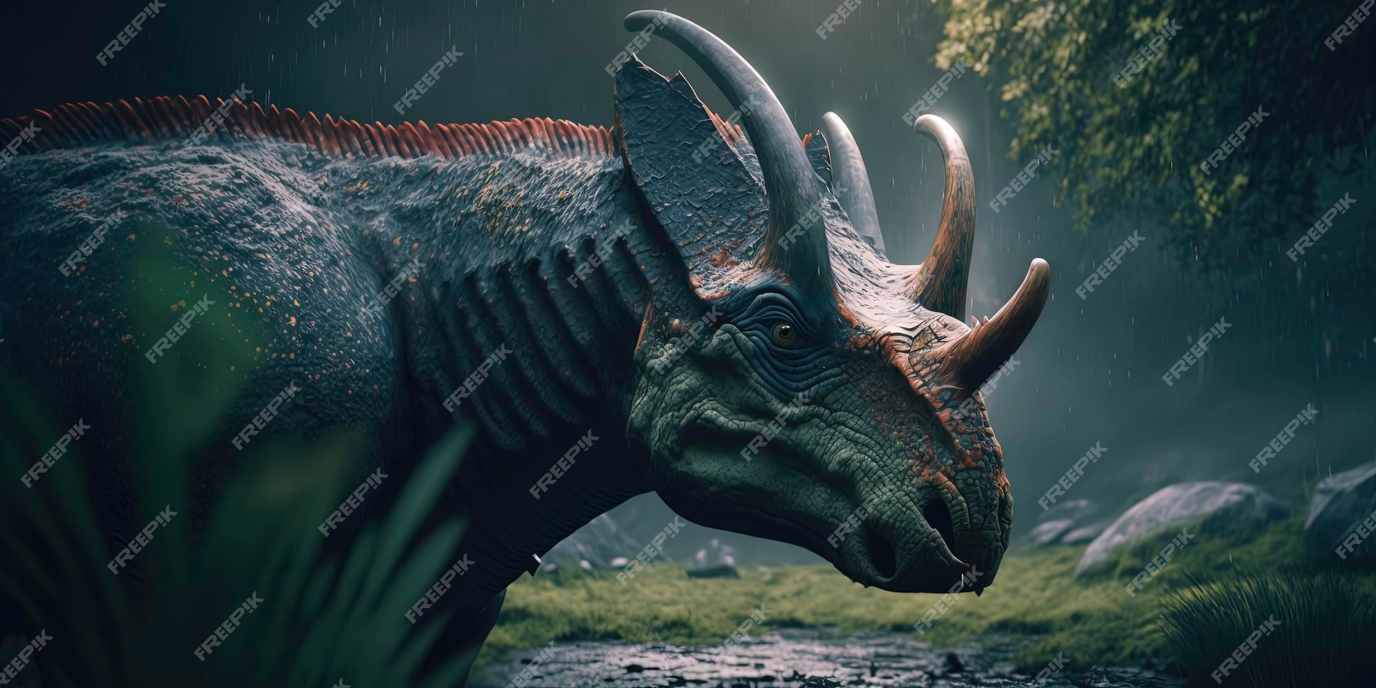 Premium Photo | Parasaurolophus in the jungle aigenerated Premium Photo | Parasaurolophus in the jungle aigenerated