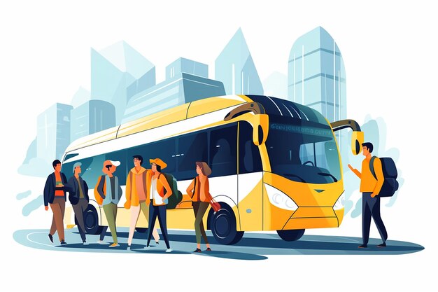 Premium AI Image | Passengers Using Shuttle Transfer Service Generative Ai Premium AI Image | Passengers Using Shuttle Transfer Service Generative Ai