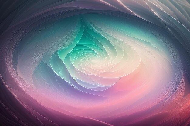Premium AI Image | Pastel ethereal abstract illustration Premium AI Image | Pastel ethereal abstract illustration