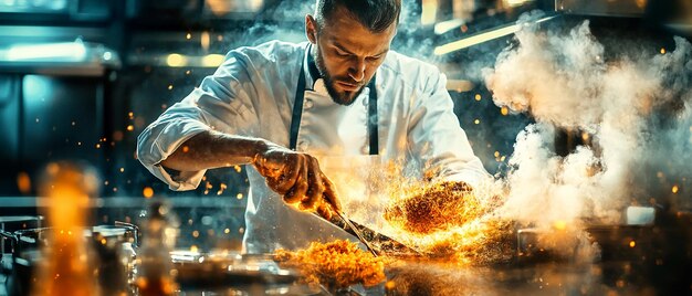 Pastry Chef Creating an AvantGarde Dessert | Premium AI-generated image Pastry Chef Creating an AvantGarde Dessert | Premium AI-generated image