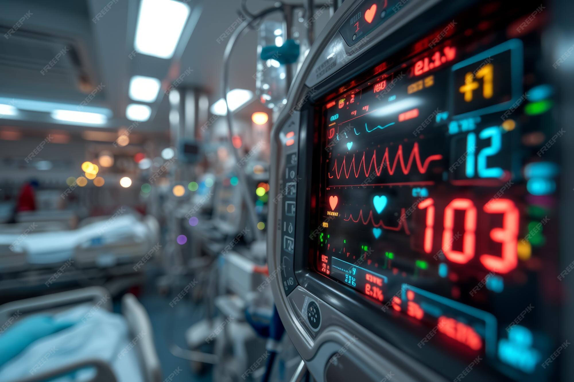 Premium Photo | Patient monitor displaying vital signs in hospital ward Premium Photo | Patient monitor displaying vital signs in hospital ward