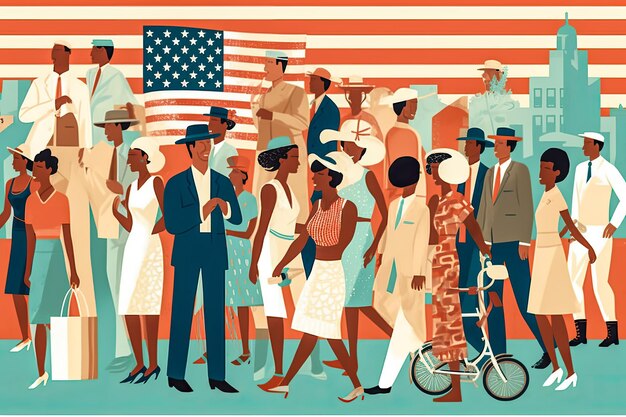 Premium AI Image | People from all walks of life gather to celebrate ... Premium AI Image | People from all walks of life gather to celebrate ...