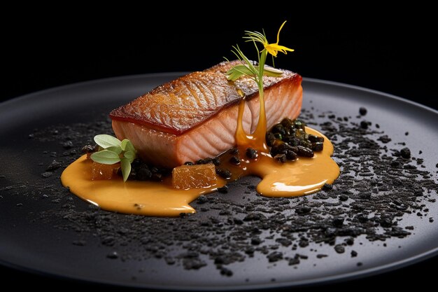Perfectly cooked salmon fillet | Premium AI-generated image Perfectly cooked salmon fillet | Premium AI-generated image