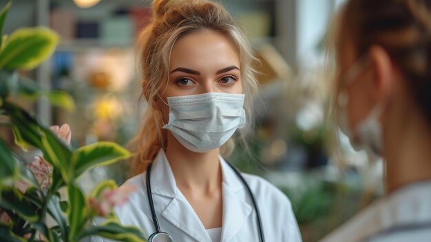A person undergoing allergy tests with an allergist AI generate ... A person undergoing allergy tests with an allergist AI generate ...