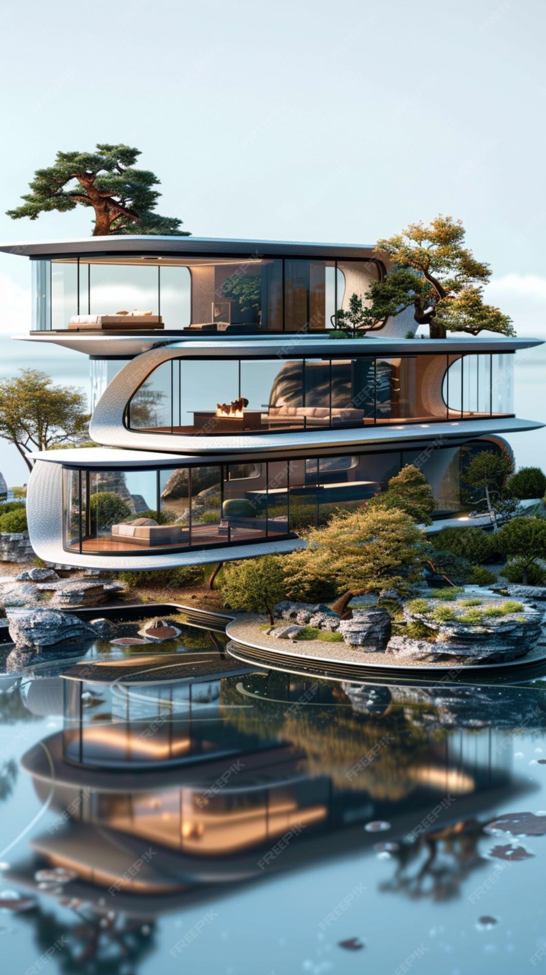Premium Photo | Photo Cutting edge architecture Contemporary house ... Premium Photo | Photo Cutting edge architecture Contemporary house ...