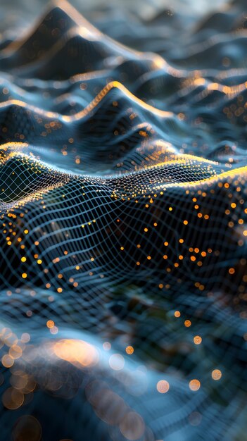 Premium Photo | Photo realistic Synthetic Mountain Mesh concept A ... Premium Photo | Photo realistic Synthetic Mountain Mesh concept A ...