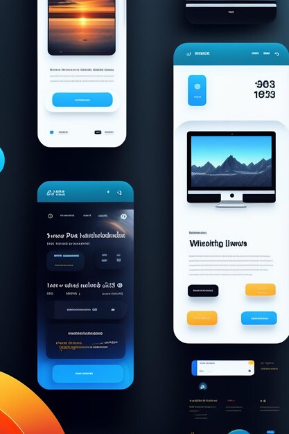 Premium Photo | Photo representations of user experience and interface ... Premium Photo | Photo representations of user experience and interface ...