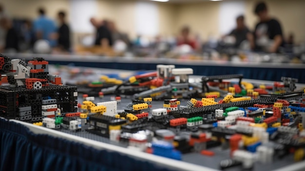 A Photo of a Robotics Competition or Challenge | Premium AI-generated image A Photo of a Robotics Competition or Challenge | Premium AI-generated image