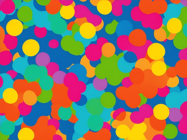 Premium Photo Photo Of A Vibrant Cluster Of Colorful Balloons