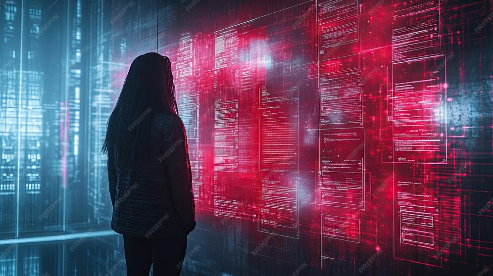 A photorealistic scene of neural networks visualized as interconnected nodes and synapses ...