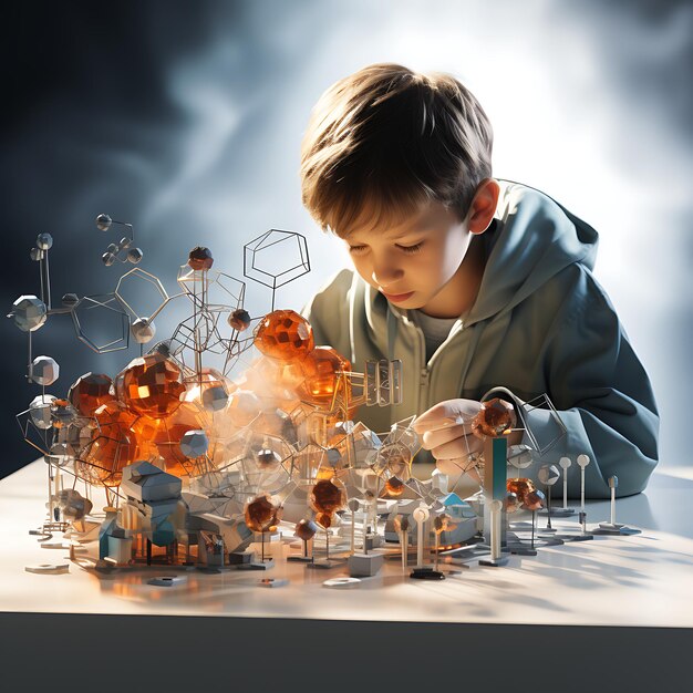 Premium Photo | Photoshoot of 3D Render With Future Scene of a Kid ... Premium Photo | Photoshoot of 3D Render With Future Scene of a Kid ...