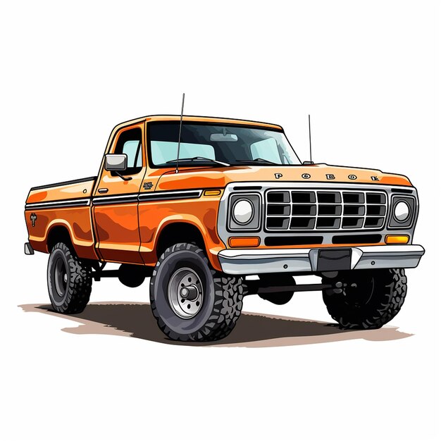 Premium AI Image | Pickup Truck Artistry Timeless Elegance Premium AI Image | Pickup Truck Artistry Timeless Elegance