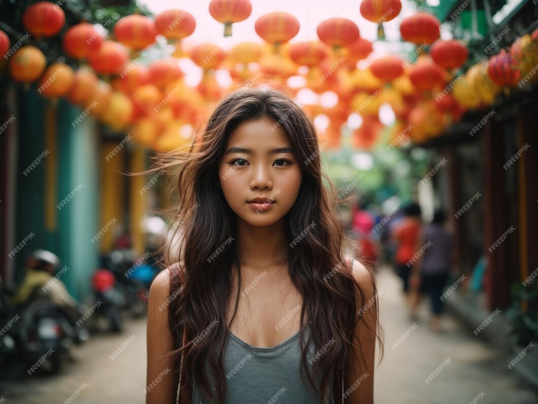 Premium Ai Image A Picture Of A Beautiful Asian Girl In A Bikini On