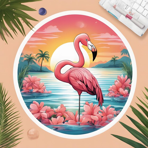 Premium Photo | Pink Flamingo Watercolor Premium Photo | Pink Flamingo Watercolor