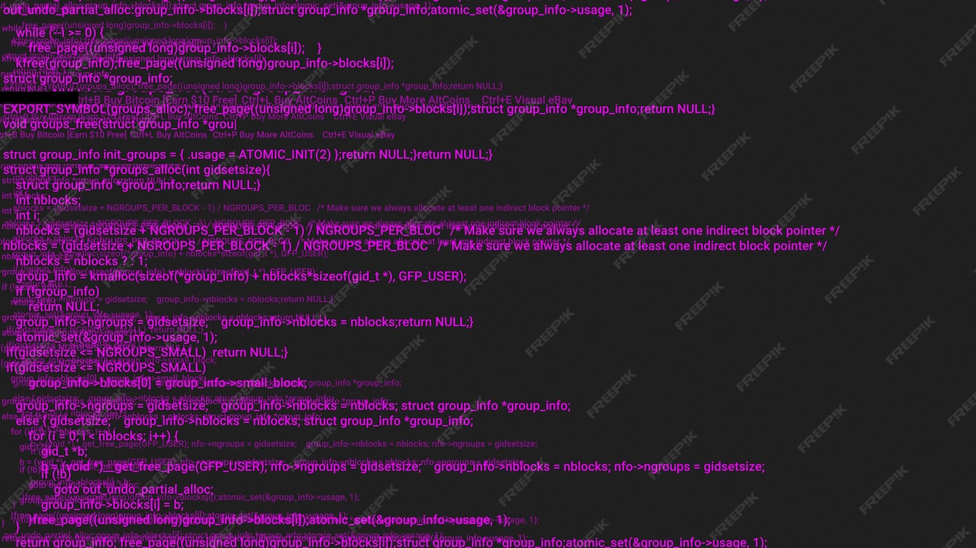 Premium Photo | Pink screen coding hacker concept animation with glitch ...