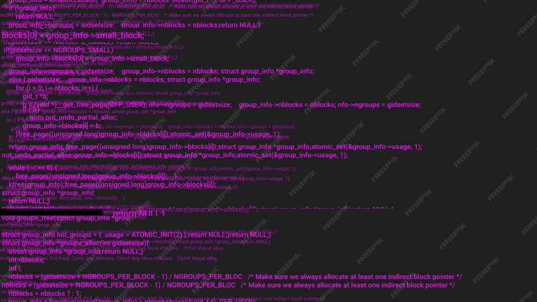 Premium Photo | Pink screen coding hacker concept animation with glitch programming code typing ...
