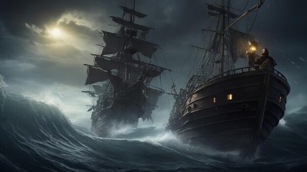 Premium Photo | A pirate captain Premium Photo | A pirate captain