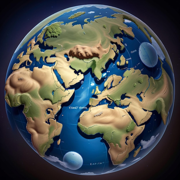 Premium AI Image | Planet Earth with clouds Europe and part of Asia and ... Premium AI Image | Planet Earth with clouds Europe and part of Asia and ...