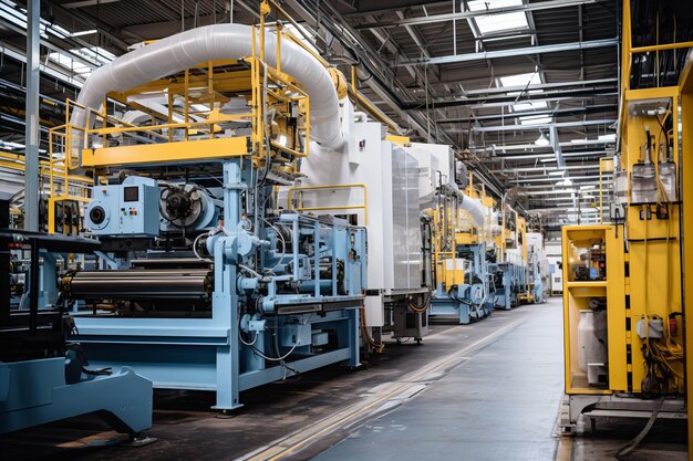 Premium Photo | Plastic Manufacturing Plant Generative AI Premium Photo | Plastic Manufacturing Plant Generative AI