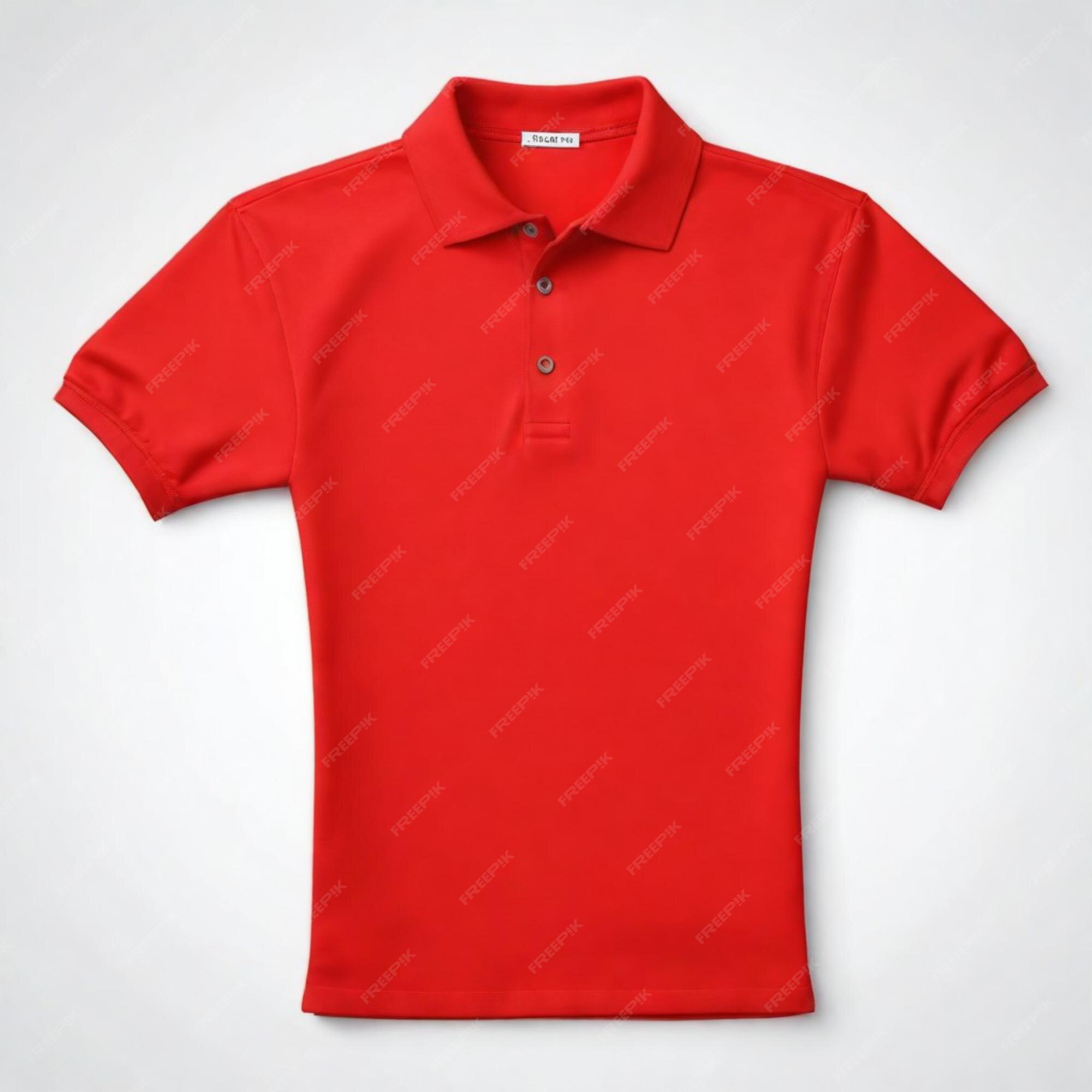 Premium Photo Polo Shirt Template For Mock Up