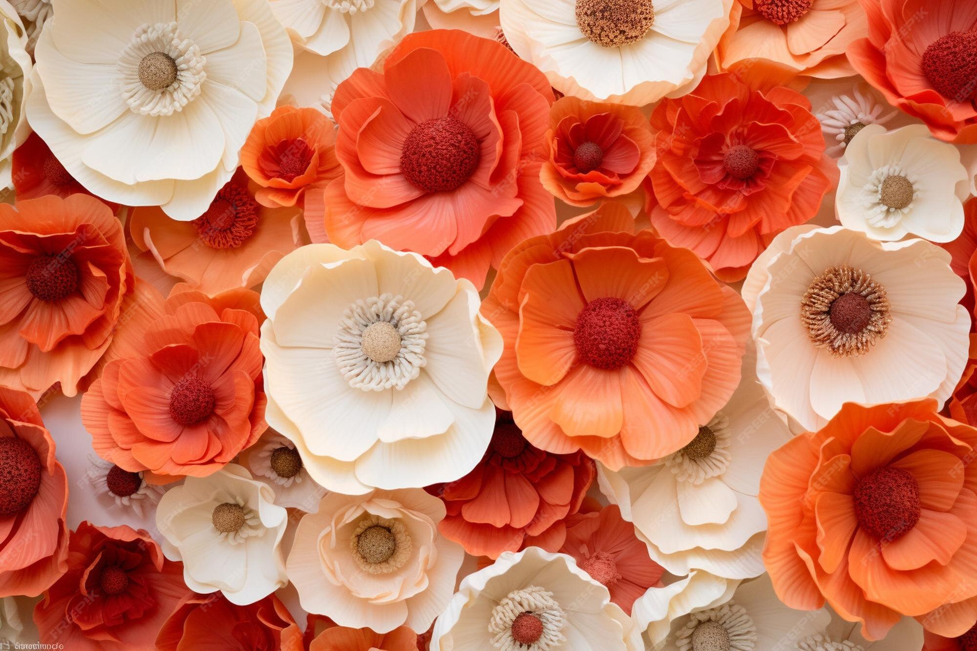 Premium Photo | Poppy flowers in various stages of bloom arranged in a ... Premium Photo | Poppy flowers in various stages of bloom arranged in a ...