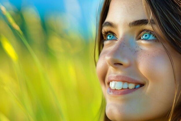 Premium Photo Portrait Of Beautiful Smiling Sensual Brunette Woman