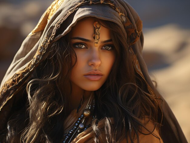 Premium AI Image | Portrait of Beautiful Veiled Arab Women with Desert ... Premium AI Image | Portrait of Beautiful Veiled Arab Women with Desert ...