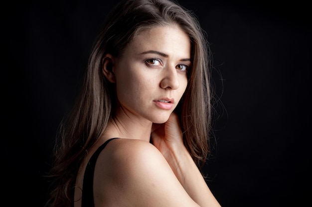 Premium Photo Portrait Of A Beautiful Woman Cute Girl Picture Taken