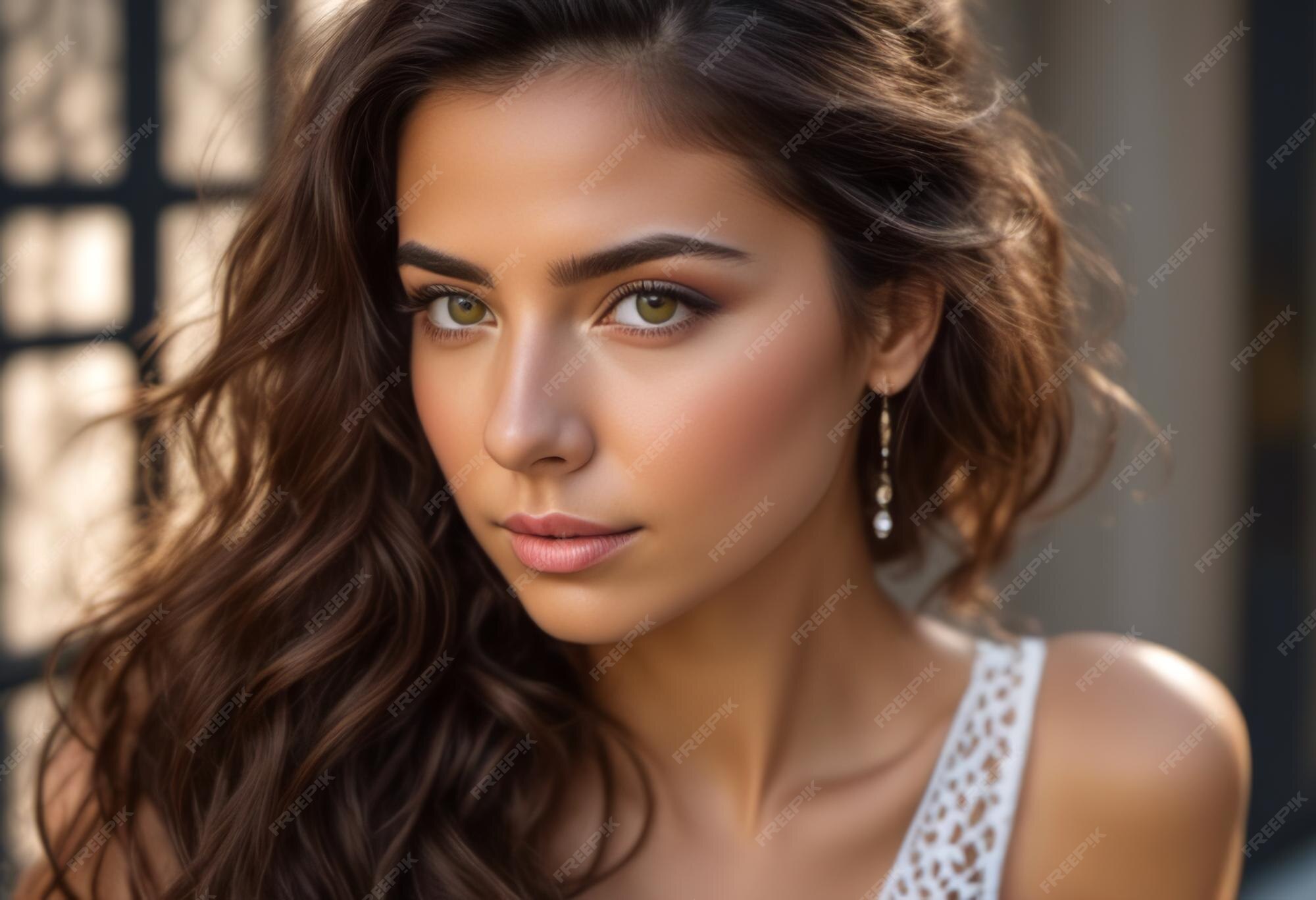 Premium Photo A Portrait Of Breathtakingly Gorgeous Exotic Beautiful Woman