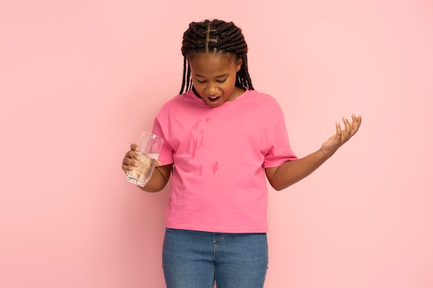 Premium Photo Portrait Of Excited Beautiful African American Girl