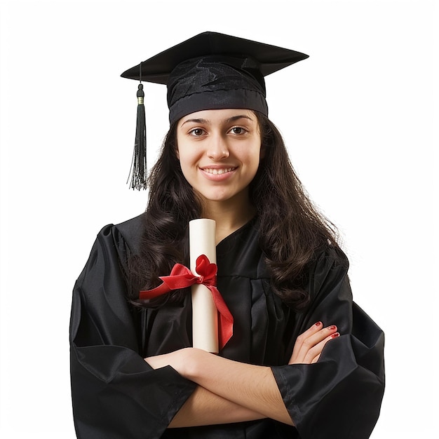 Premium Photo | Portrait of Graduate Showcasing Academic Excellence Premium Photo | Portrait of Graduate Showcasing Academic Excellence