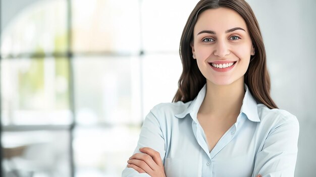Premium Photo | Portrait of happy and successful business woman Premium Photo | Portrait of happy and successful business woman