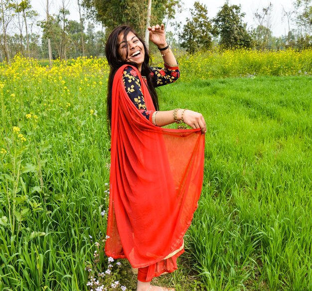 Premium Photo | Portrait of laughing teenage girl standing on ... Premium Photo | Portrait of laughing teenage girl standing on ...