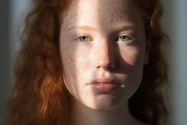 Premium Photo | Portrait of a person with acne scars advocating for ... Premium Photo | Portrait of a person with acne scars advocating for ...
