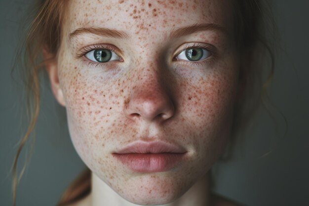 Premium Photo | Portrait of a person with acne scars advocating for ... Premium Photo | Portrait of a person with acne scars advocating for ...