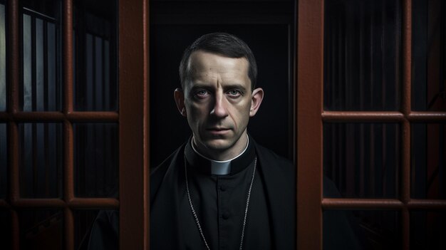 Premium AI Image | portrait of priest in church catholic religious ... Premium AI Image | portrait of priest in church catholic religious ...