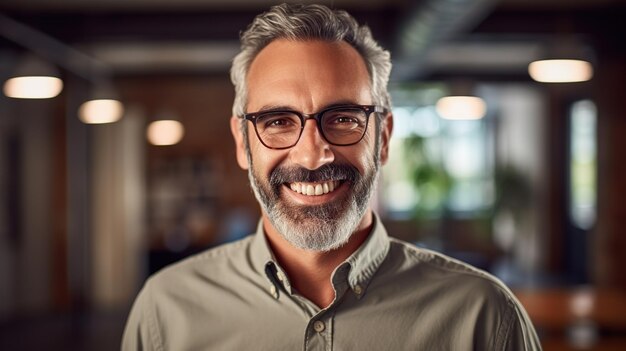Premium AI Image | Portrait of successful mature businessman Premium AI Image | Portrait of successful mature businessman