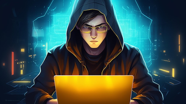 Portrait of Successful Programmer or Developer | Premium AI-generated image Portrait of Successful Programmer or Developer | Premium AI-generated image
