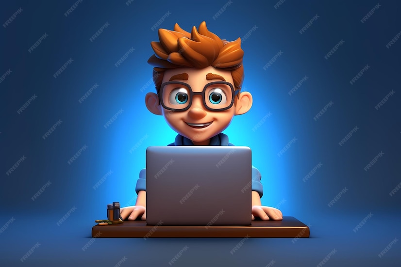 Premium AI Image | Portrait of successful programmer game developer or coder guy in uses ...