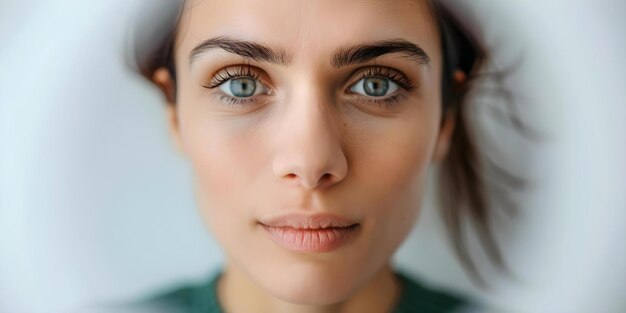 Portrait of woman with bipolar disorder and mood attention disorder ... Portrait of woman with bipolar disorder and mood attention disorder ...