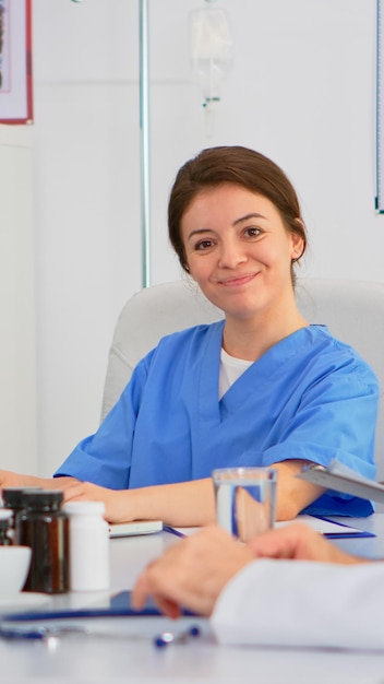 Premium Photo | Portrait of young businesswoman working at home Premium Photo | Portrait of young businesswoman working at home