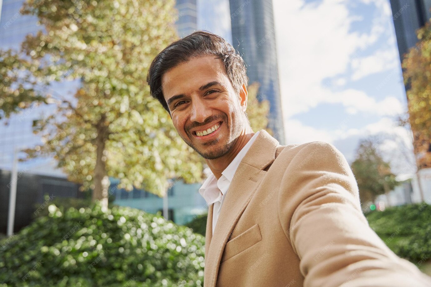 Premium Photo Portrait Of A Young Indian Man Taking A Selfportrait