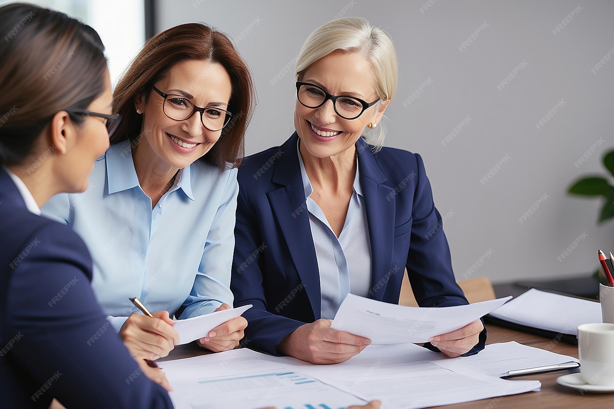Premium Photo | Positive successful elder businesswoman shaking hand to ... Premium Photo | Positive successful elder businesswoman shaking hand to ...