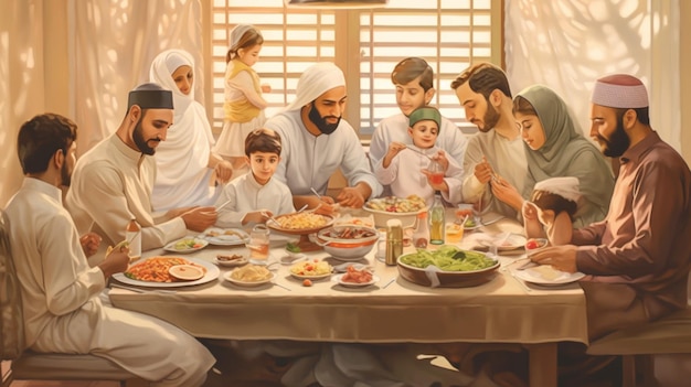 Premium AI Image | A poster highlighting the importance of family Premium AI Image | A poster highlighting the importance of family