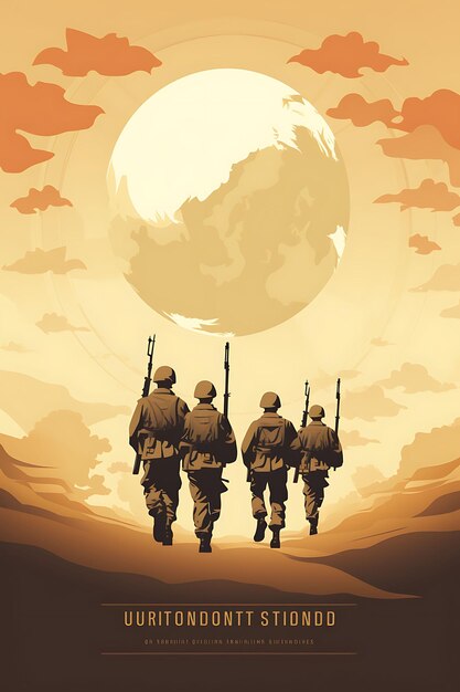 Premium Photo | Poster of Marching Towards Understanding Illustrate ... Premium Photo | Poster of Marching Towards Understanding Illustrate ...