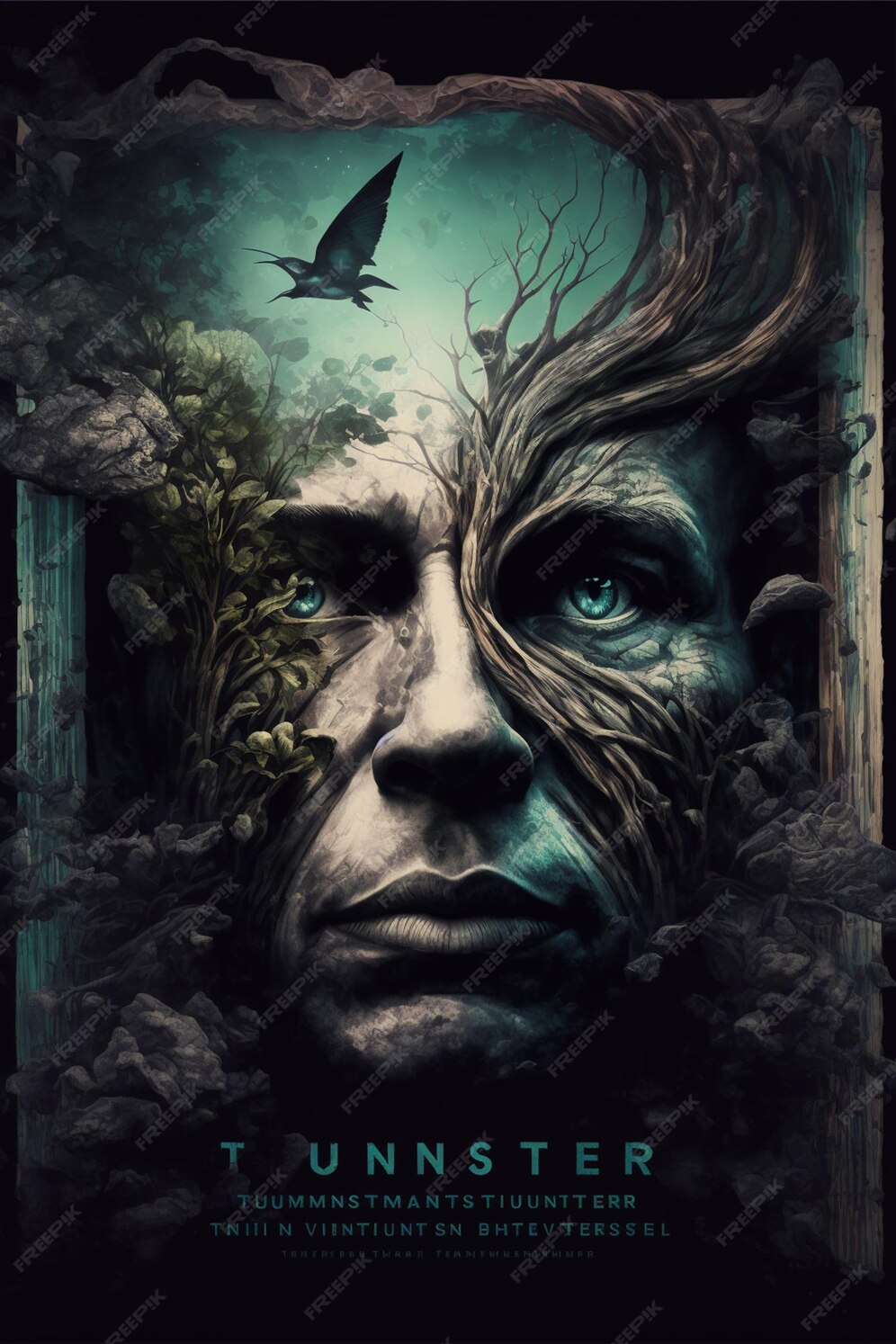 Premium AI Image | A poster for the movie the tree of life Premium AI Image | A poster for the movie the tree of life