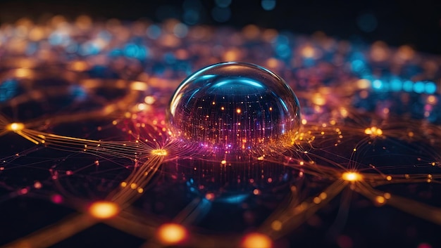 Premium AI Image | The potential of quantum computing networks in ... Premium AI Image | The potential of quantum computing networks in ...