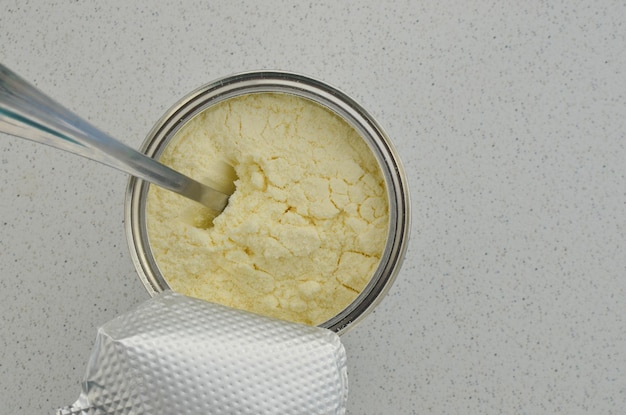 Premium Photo | Powdered milk can highlighted providing a clear view of ... Premium Photo | Powdered milk can highlighted providing a clear view of ...