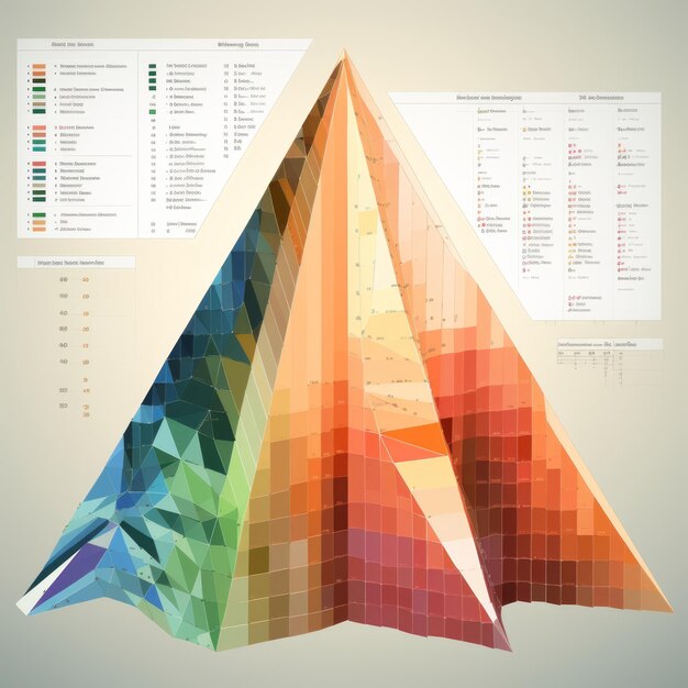 Premium Photo The Power Of Triangular Spreadsheets Efficient Data Analysis And Visualization