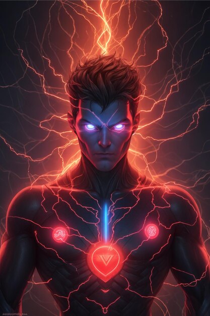 Premium AI Image | A powerful Super Coder Man Premium AI Image | A powerful Super Coder Man